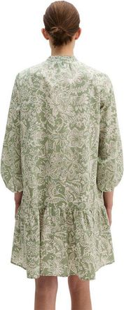 Marc O'Polo Sommerkleid loose fit aus bedrucktem Light-Popeline, ungef&uuml;ttert