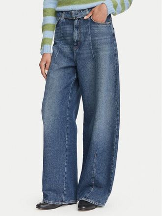 Max Mara Jeans Madia 2625186081 Dunkelblau Wide Leg