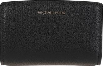 Michael Kors Femme, Accessoires, Noir, Taille: ONE Size Bryant Medium Pebbled Leather Wallet
