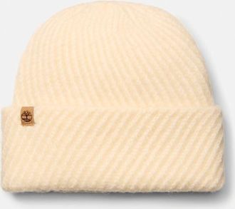 Timberland Mütze mit diagonalen Ziernähten in Beige, Damen, Beige