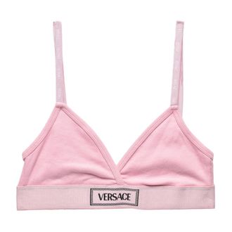 Versace Femme, Sous-v&ecirc;tements, Rose, Taille: 38 FR Triangle Bralette