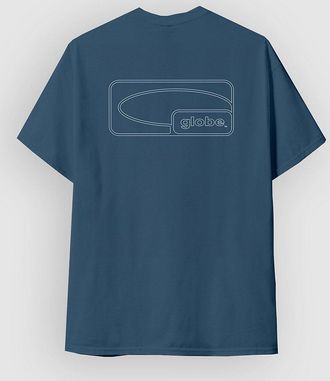 Globe Block T-Shirt steel blue