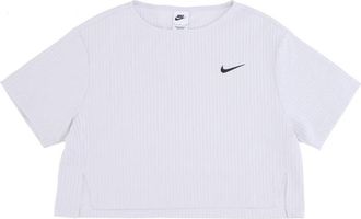 Nike Rib Jersey Top - - Sport - Damen - Grau - L