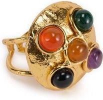 Sylvia Toledano Bague en laiton et pierre