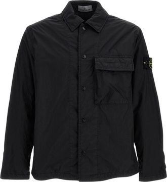 Stone Island Homme, Vestes, Noir, Taille: L Light Jacket