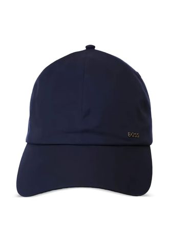 BOSS casquette &agrave; logo - Bleu