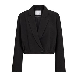 Co'Couture Femme, Vestes, Noir, Taille: 42 FR Fitted Blazer