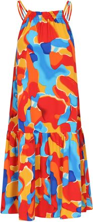 Izia Kleid Frauen rot mehrfarbig
