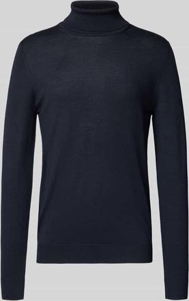 Christian Berg Pullover aus Merino-Mix mit Rollkragen