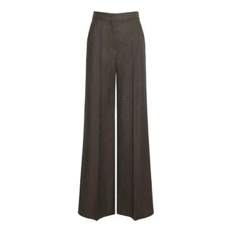 Max Mara Mxmcampo Pantalone Lungo - Femme - Pantalons - Noir - Taille: 40 FR