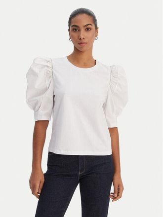 Fracomina Bluse FR26ST3035J40101 Wei&szlig; Regular Fit