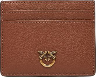 Pinko Kreditkartenetui PINKO Card Holder Simply AI 25-26 PCPL 103762 A29Q Braun