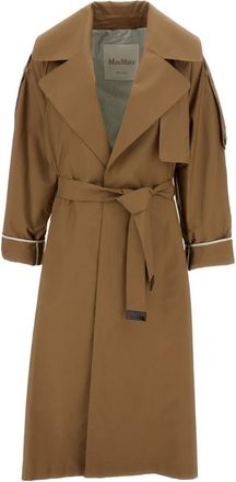 Max Mara Femme, Manteaux, Beige, Taille: 42 FR Trench Over