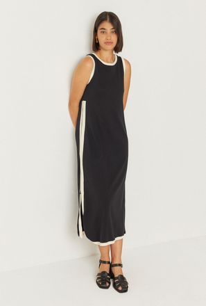 SKFK Damen vegan Kleid Naila Schwarz