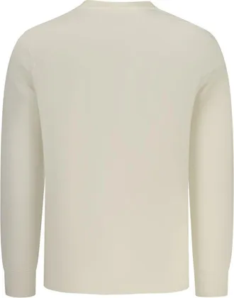 Timberland Cotton Crew Neck Long-Sleeve T-Shirt - Beige