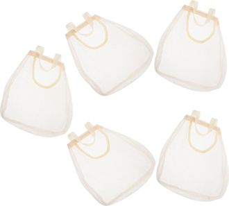 Garneck 5 Stück Teiliges Hängende Wiederverwendbare Netz-aufbewahrungsbeutel aus Stabilem Material Atmungsaktiv für Zwiebeln Knoblauch Kartoffeln Vielseitig f