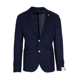 L.B.M. 1911 L.b.m. 1911, Homme, Vestes, Bleu, Taille: M Veste en jersey