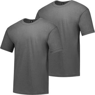 Hanes T-shirt &agrave; manches courtes Beefy-t Hanes (Lot de 2) - gris - XXX-Large
