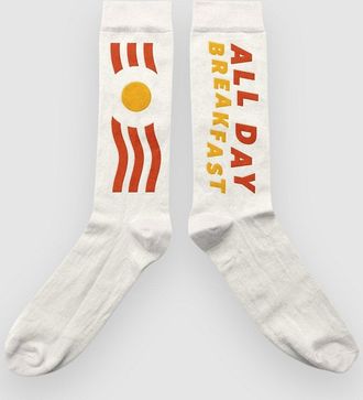 THE DUDES All Day Breakfast Tennis Socken white