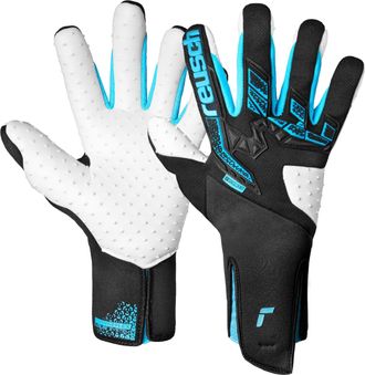 Reusch Attrakt Freegel SpeedBump Strapless griffige Torwarthandschuhe Fu&szlig;ballhandschuhe f&uuml;r Erwachsene f&uuml;r M&auml;nner und Frauen perfekt geeignet f&uuml;r Kunstrasen