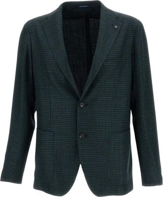 Tagliatore Blazer &agrave; un bouton - Homme - Costumes - Vert - Taille: L