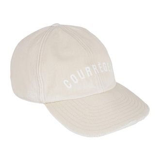 Courr&egrave;ges Baseball Cap mit Logo-Stickerei - - Accessories - Damen - Beige - S