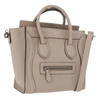Celine Sac &agrave; main vintage Pre-owned - Femme - Pre-owned - Beige - Taille: ONE Size