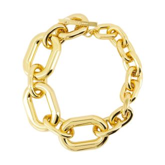 Paco Rabanne Femme, Accessoires, Jaune, Taille: ONE Size Collier Lien en Métal