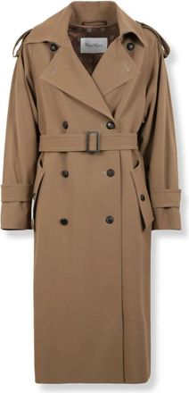 Max Mara Femme, Manteaux, Brun, Taille: 38 FR Mxmcerto Trench Coat