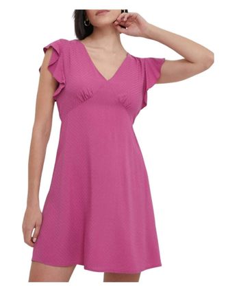 Pepe Jeans London Damen Camila Kleid, Pink (English Rose Pink), XL
