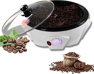 Generic Torr&eacute;facteur &Eacute;lectrique de Grains de Caf&eacute; 800g, Machine &agrave; Torr&eacute;fier 1200W avec Contr&ocirc;le de Temp&eacute;rature 100-240&deg;C, Tambour &agrave; Chauffage Uniforme pour Ca