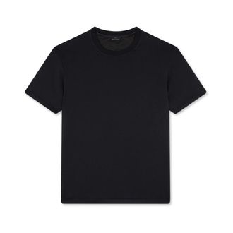 Paul & Shark Garment-Dyed Light Jersey Baumwoll-T-Shirt - - Tops - Herren - Schwarzk - M