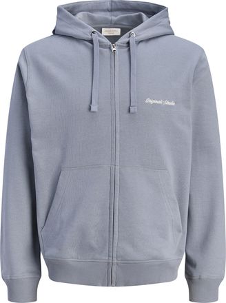 Jack & Jones Jornorrebro Emb Sweat Zip Hood Pls - Plus Size