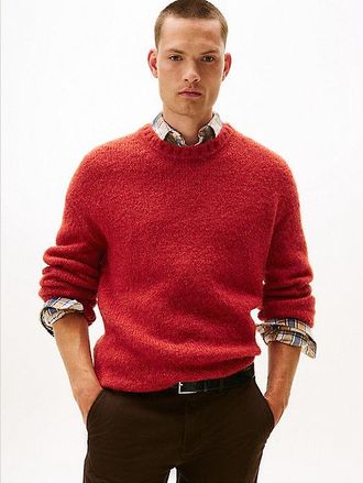 Tommy Hilfiger Pull col ras-du-cou avec alpaga