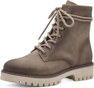 s.Oliver Bottines Plates en Dentelle pour Femme 5-25213-41, Poivre (Pepper), 38 EU