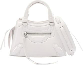 Balenciaga Sac &agrave; main vintage en cuir Pre-owned - Femme - Pre-owned - Blanc - Taille: ONE Size