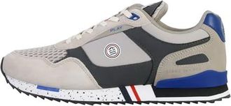 Serge Blanco Sneakers Chamonix - Chaussures Basses Cuir ou Simili - Gris Clair - Taille 44, 2007000930328