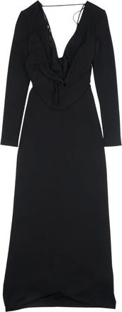 Elisabetta Franchi Femme, Robes, Noir, Taille: 38 FR Maxi Robes