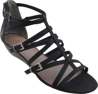 s.Oliver Damen Casual Knöchelriemchen, Schwarz (Black Uni 7)