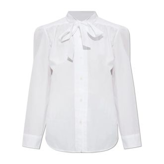 R13 Shirt mit dekorativem Band - - Blouses & Shirts - Damen - Wei&szlig; - M
