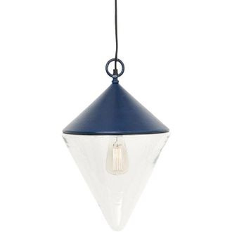 Batela Batela - Suspension en m&eacute;tal et verre Bou&eacute;e 30 x 50 cm