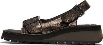 FLY London Fly London Damen HUIX560FLY Sandal, Graphite, 36 EU