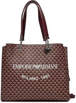 Emporio Armani Sac à bandoulière avec bandoulière avec charme aigle Rouge, Bordeaux(80801), Taille unique