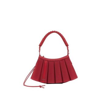 Lacoste Petit sac &agrave; main Lenglen en cuir maille