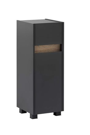 Schildmeyer Midischrank 146314 Cosmo, 30,2 x 84,8 x 33 cm (BxHxT), anthrazit
