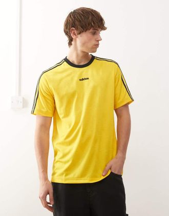 adidas Originals Bruised Banana - Maillot en jacquard - Jaune Eqt