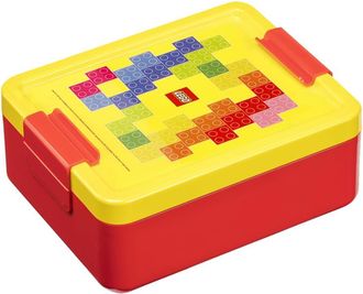 Room Copenhagen LEGO Lunchbox mit F&auml;chern - Ikonisches Design, langlebig & spa&szlig;ig f&uuml;r Kinder, Gelb & Rot, sp&uuml;lmaschinenfest, perfekt f&uuml;r Meal-Prep, Snacks und Reisen