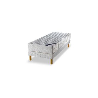 M&S Collection M&s - Ensemble matelas ressorts biconiques - confort &eacute;quilibr&eacute; 90x190cm + sommier