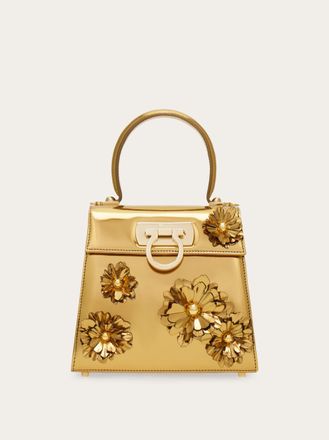 Ferragamo Damen Iconic Top Handle (S) Gold