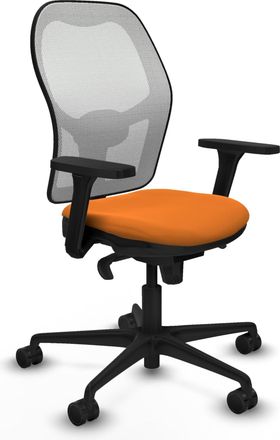 Piqueras y Crespo 8H Chorquera B&uuml;rostuhl mit 3D-Armlehnen, h&ouml;henverstellbare Lendenwirbelst&uuml;tze, ausgestattet mit Sincro 5 Positionen und injiziertem Schaum. Mit Rollen